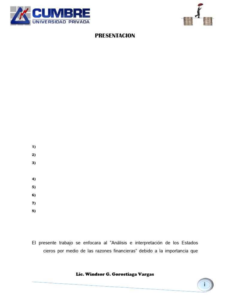 2) Analisis Financiero (Texto Aula) | PDF | Business | Estado financiero