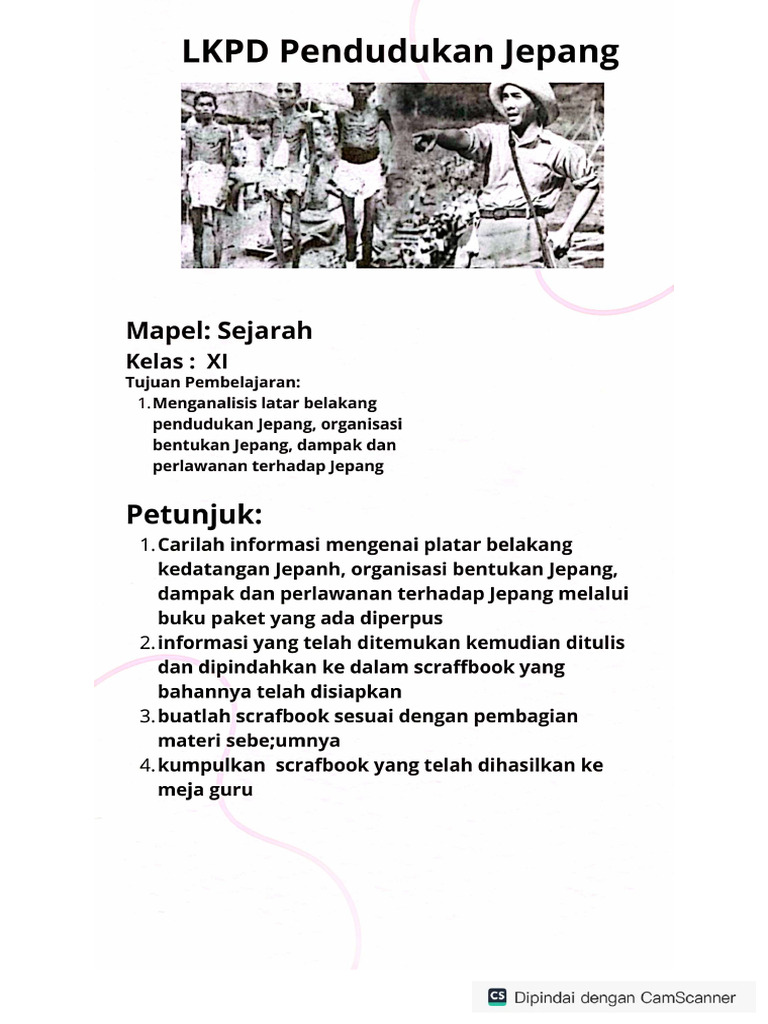 LKPD Pendudukan Jepang | PDF
