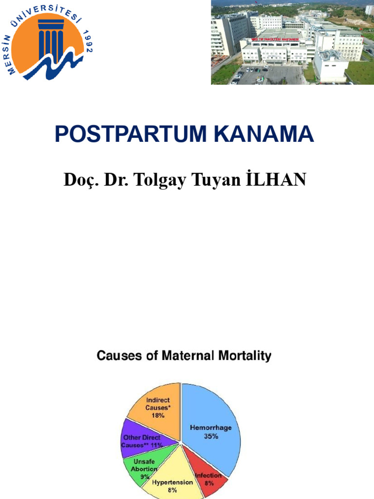 Postpartum Kanama - PPTX Adlı Dosyanın Kopyası | PDF