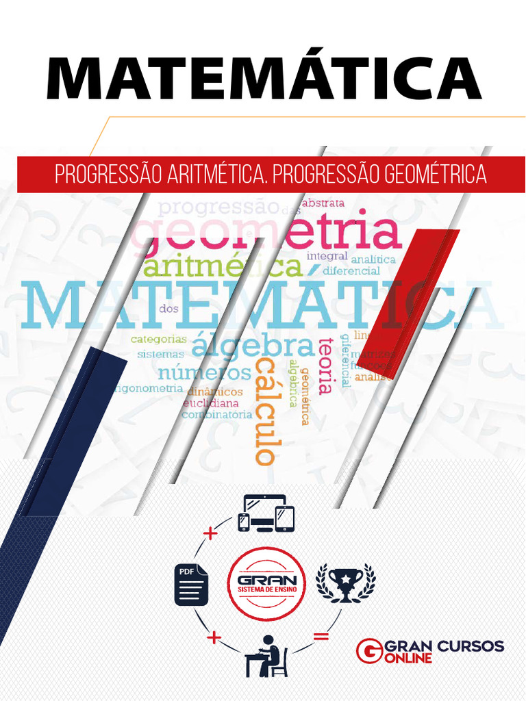 Progressao Aritmetica Progressao Geometrica | PDF | Matemática | Sequência