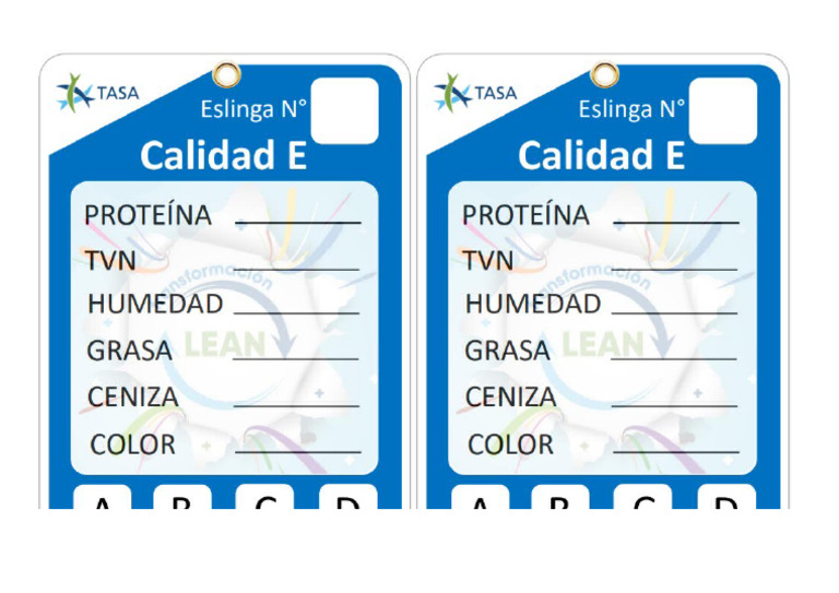 Rotulos Calidad e y PNC | PDF