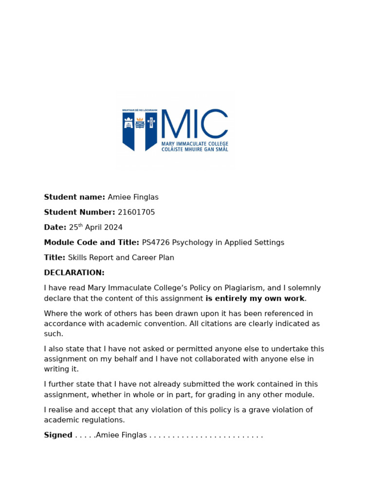 Cover Page MIC | PDF