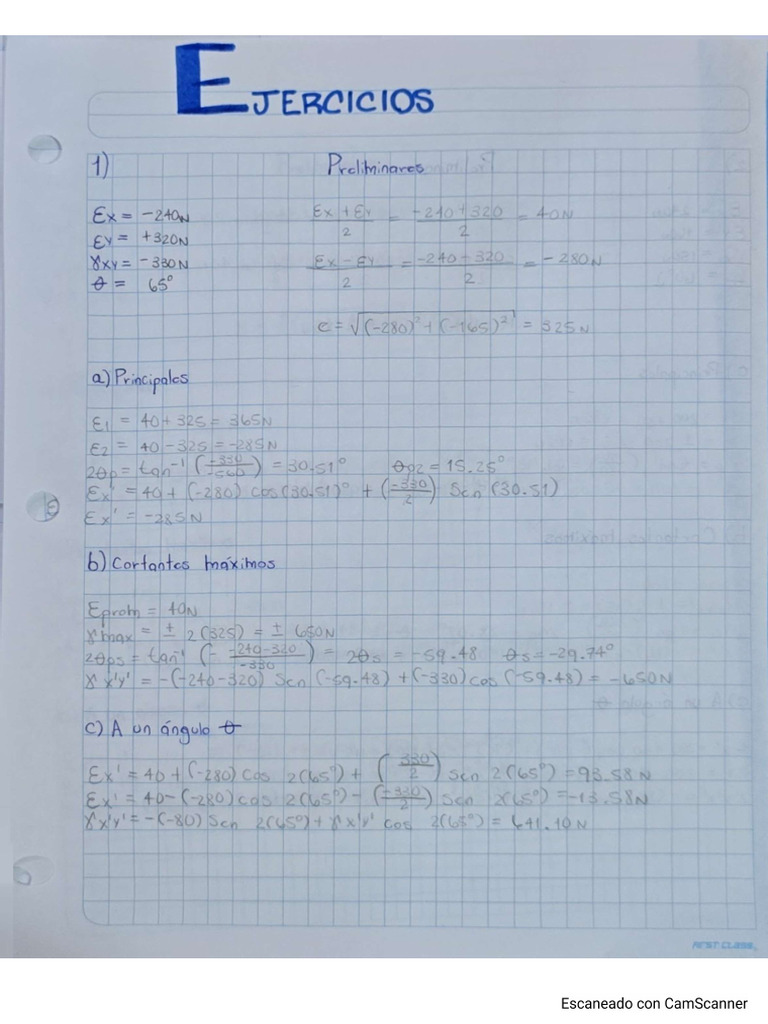 Ejercicios Unidad 3 | PDF