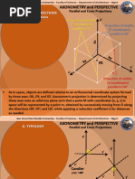 Axonometric Vs Isometric Projections | PDF