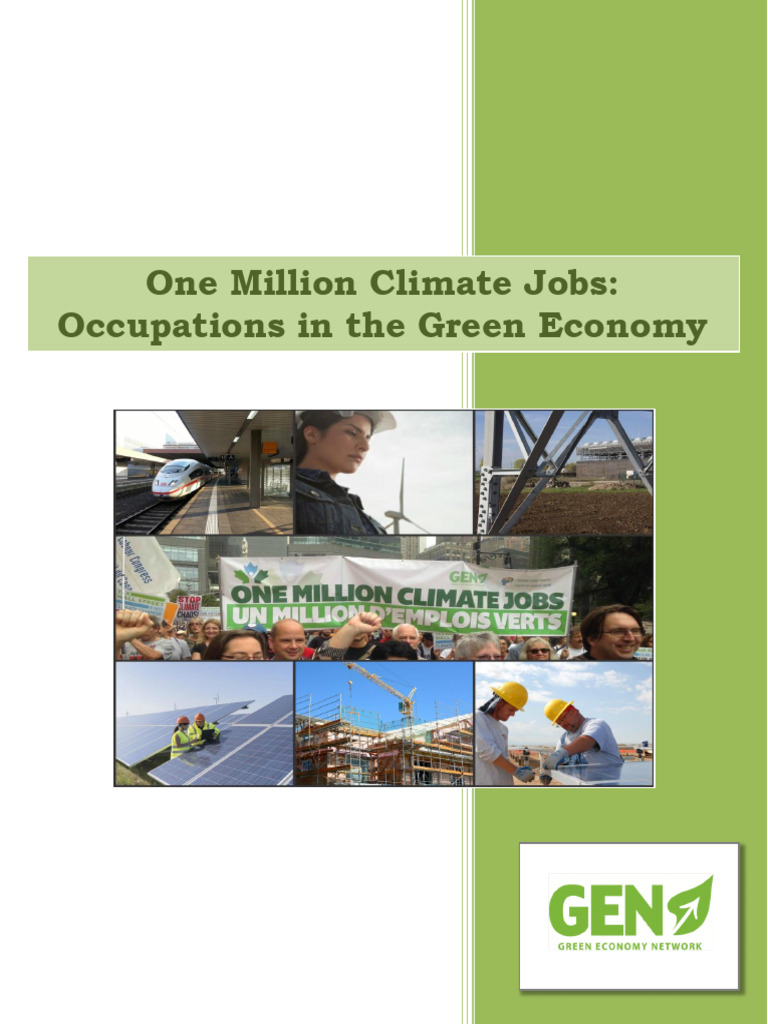 Occupations in The Green Economy | PDF | Solar Power | Renewable Energy