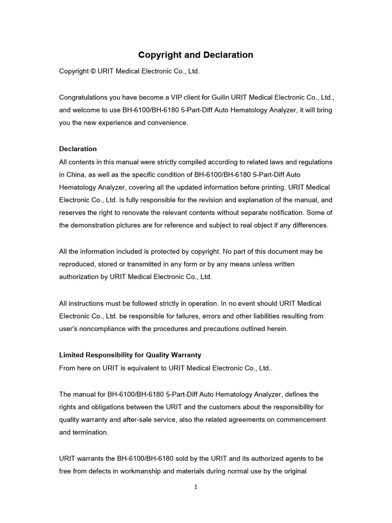 BH-6100 Manual de Operación | PDF | Calibration