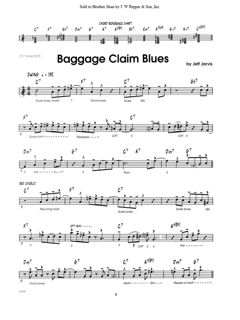 Trumpet - Baggage Claim Blues | PDF