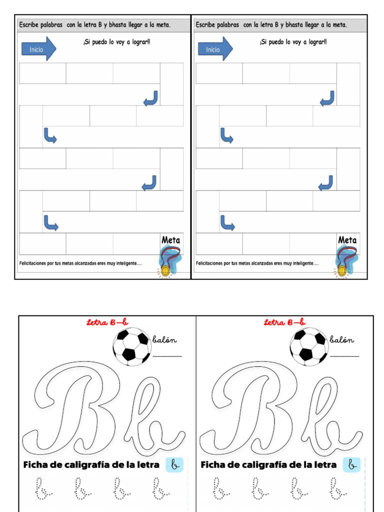 ACTIVIDADES Letra B DEFI | PDF
