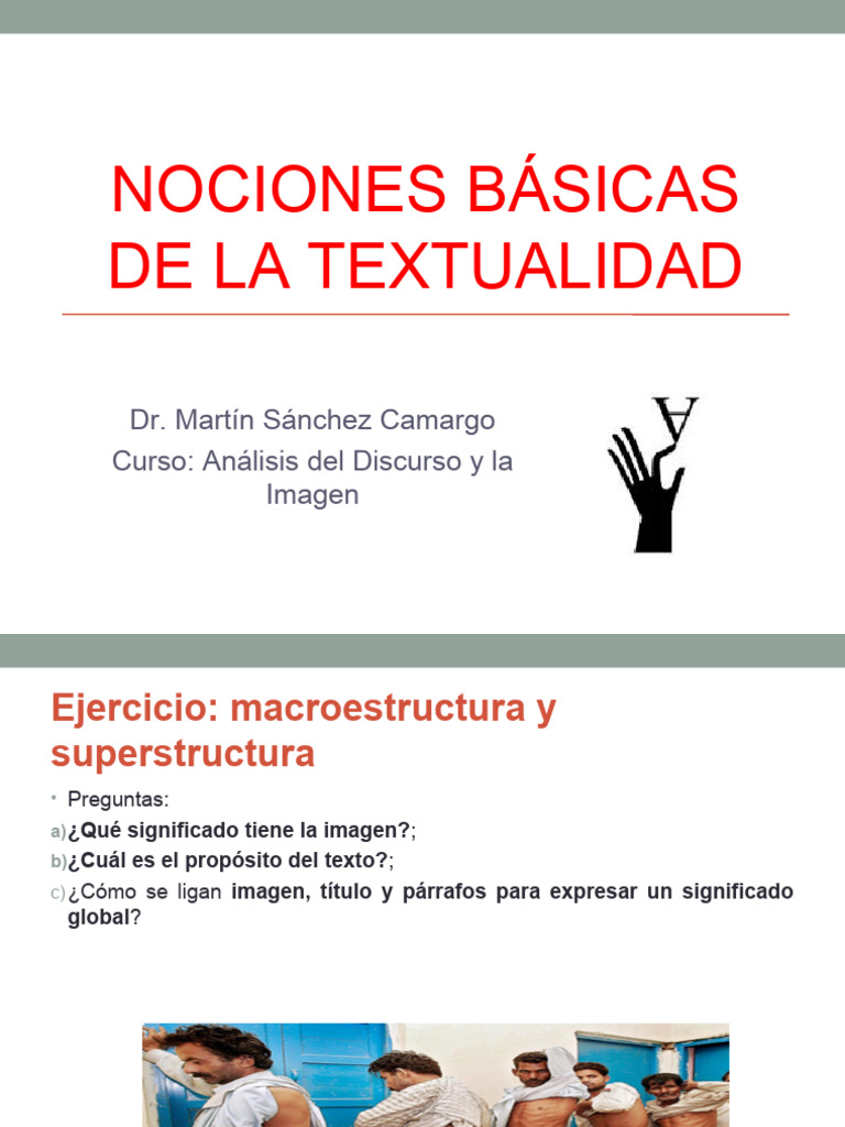 Nociones Básicas de Textualidad | PDF | Pronombre | Oración (Lingüística)