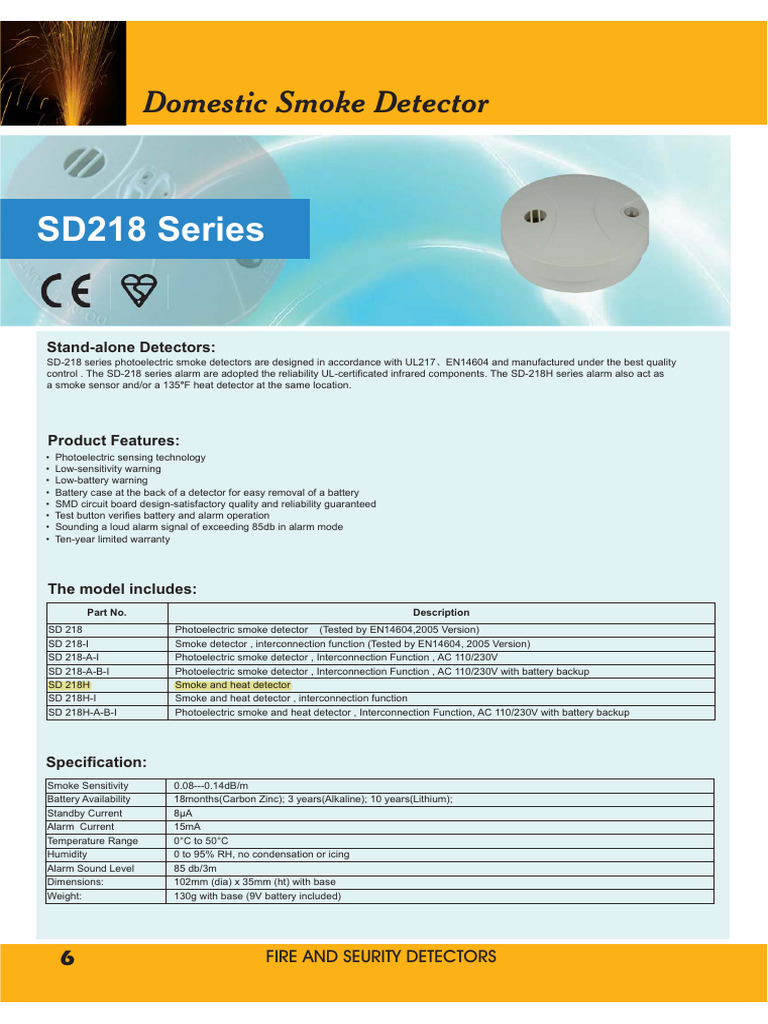 3 - Smoke and Heat Detector | PDF