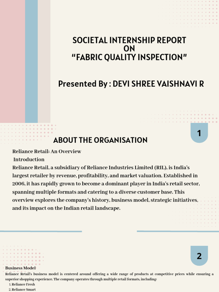 Beige Pastel Minimalist Thesis Defense Presentation | PDF | Retail ...