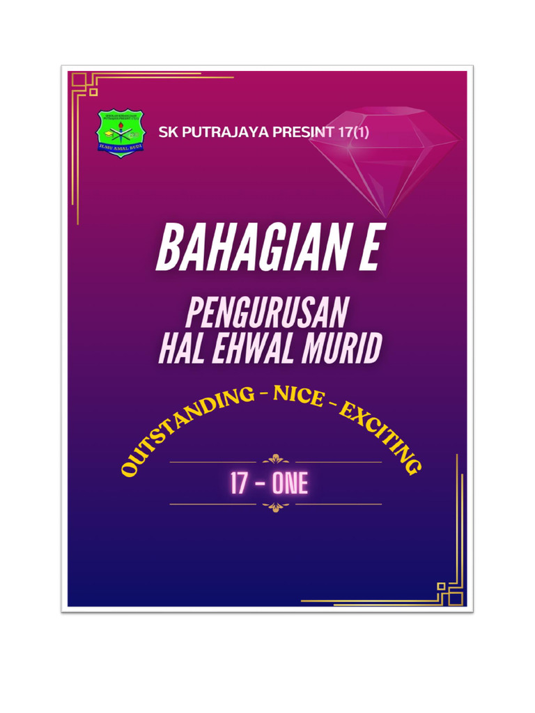 Bahagian e Hal Ehwal Murid | PDF