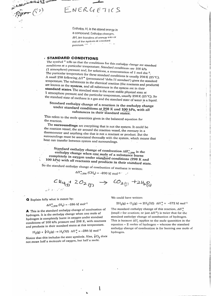 U1 Mod1 Energetics Note 3 | PDF