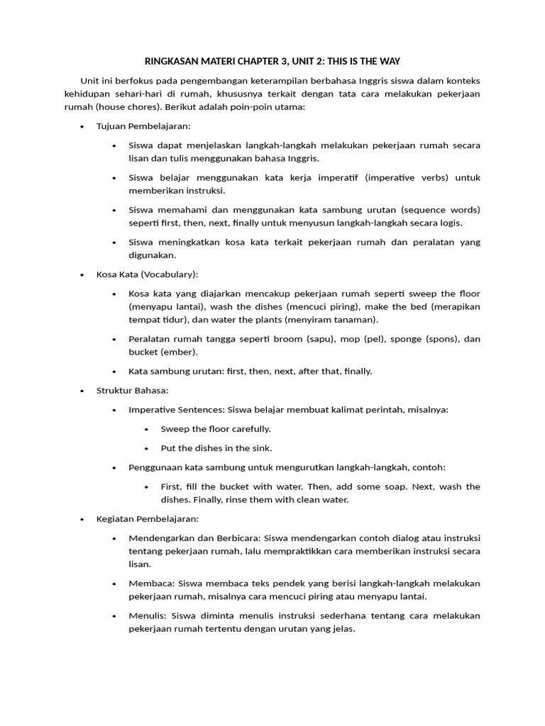 Ringkasan Materi Chapter 3 | PDF