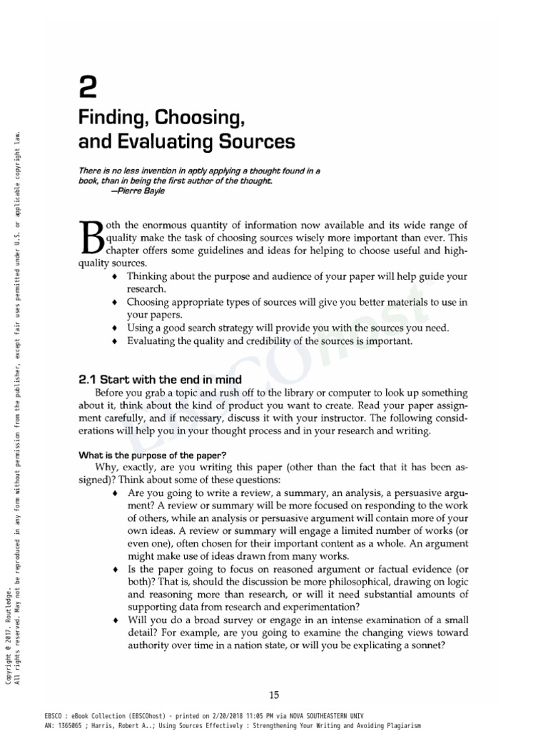 Source Selection for Academic Writing | PDF | Primary Sources | Fair Use