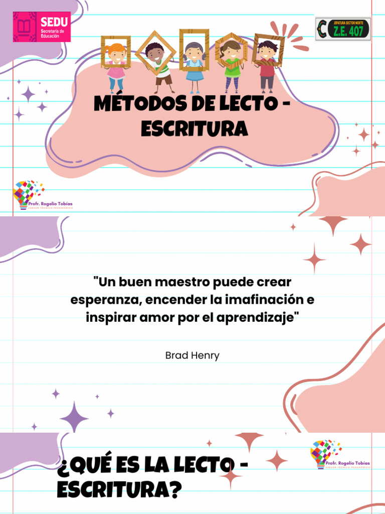 Métodos de Lecto-Escritura Efectivos | PDF | Sílaba | Escritura