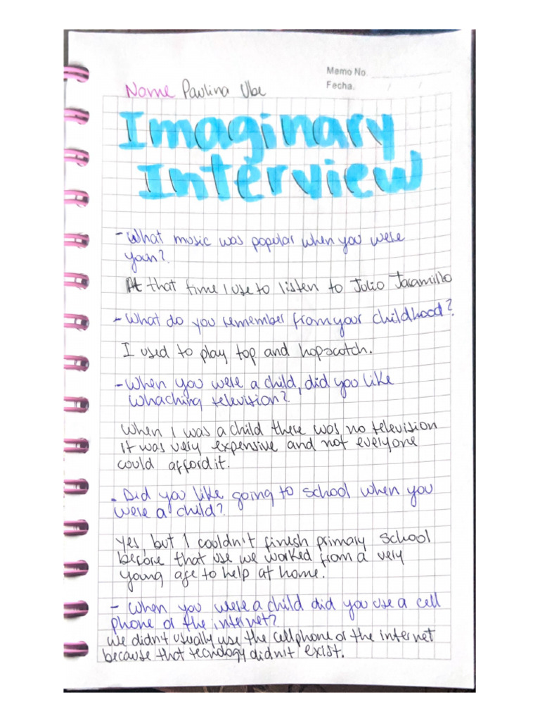 Imaginary Interview | PDF
