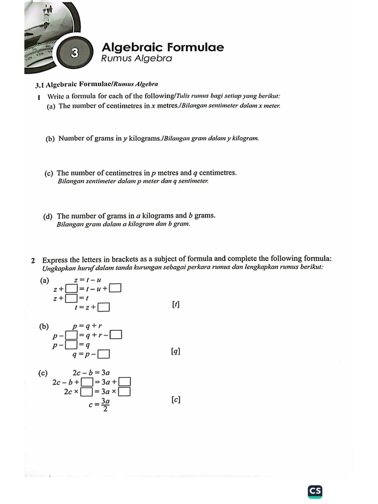 Chapter 3 Cover Work | PDF