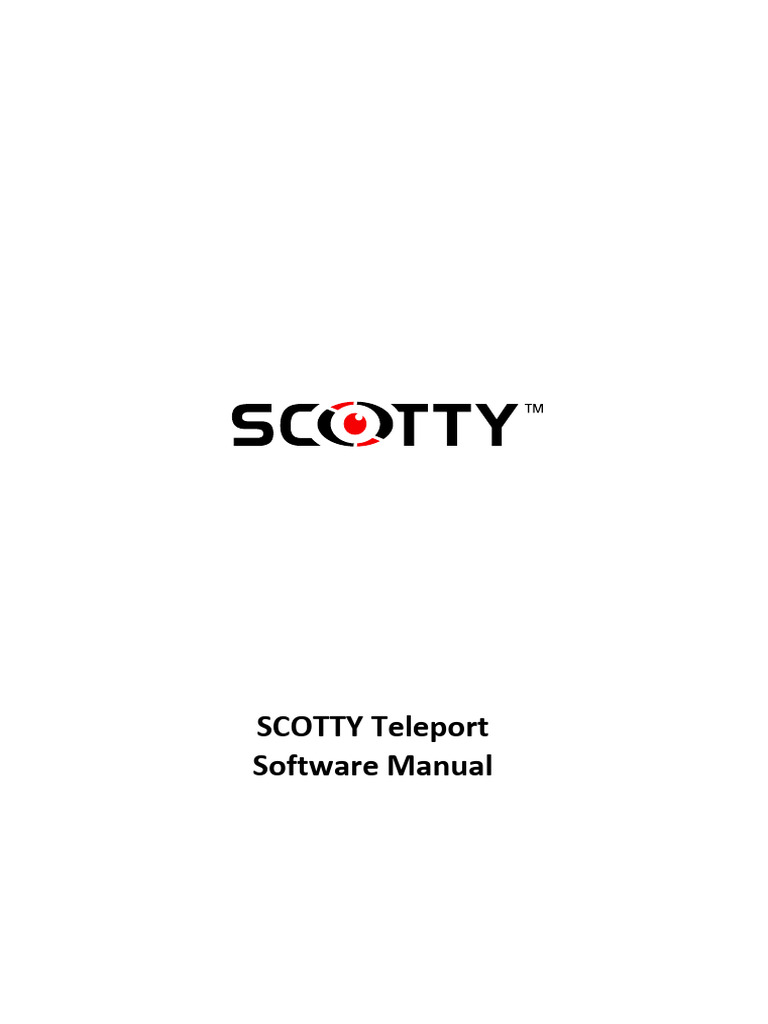 Software Manual Teleport English | PDF | Port (Computer Networking) | Computer Engineering