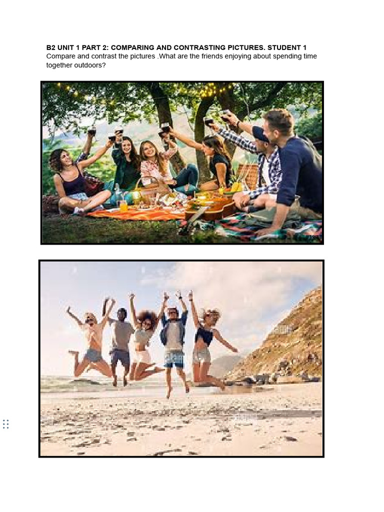 b2 Unit 1 Speaking Test - Plastif | PDF