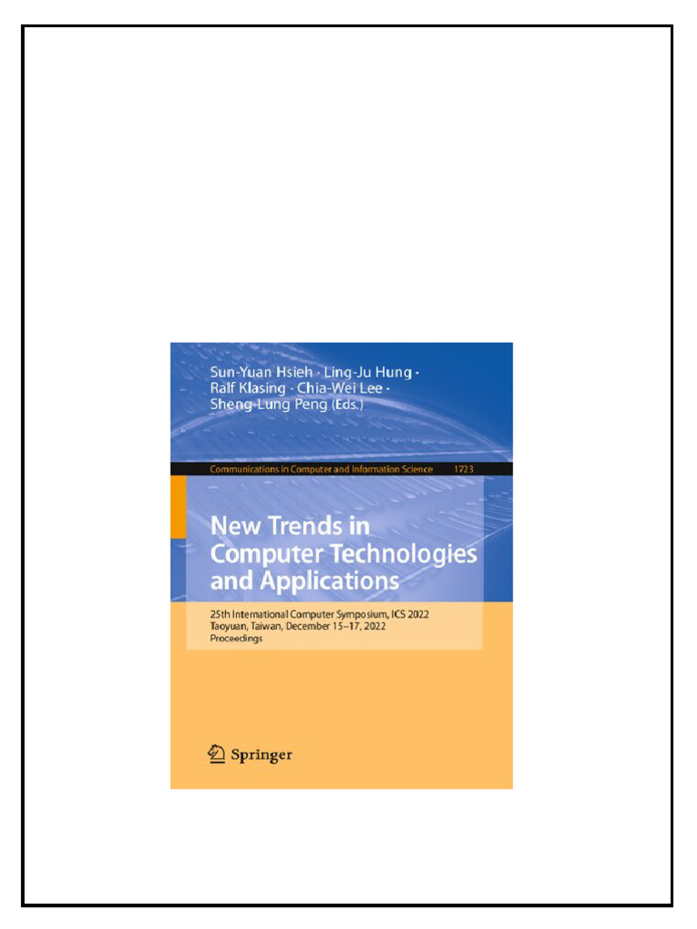 New Trends In Computer Technologies And Applications 25th International ...