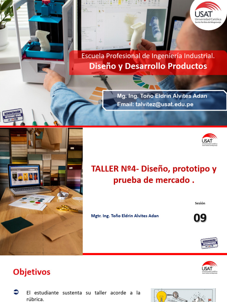 S09 - s1 TALLER 4 Diseño, Prototipo y Prueba de Mercado. | PDF | Diseño ...