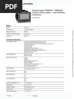 PowerLogic PM8240 Power Meter Specs | PDF | Ac Power | Alternating Current