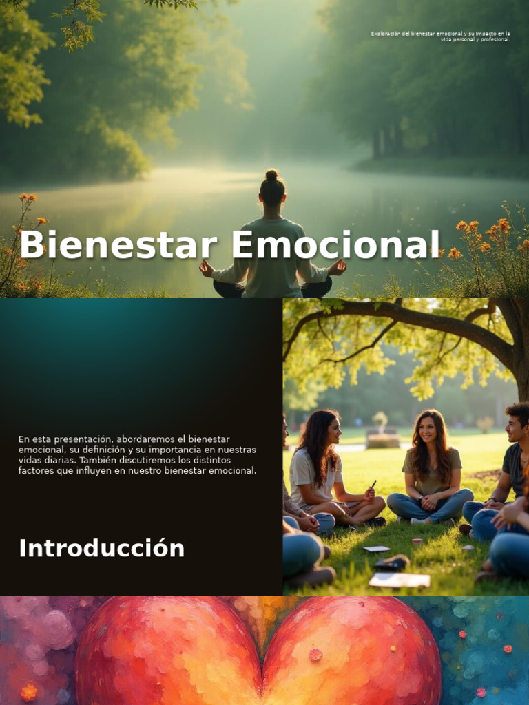 Bienestar Emocional | PDF | Las emociones | Bienestar