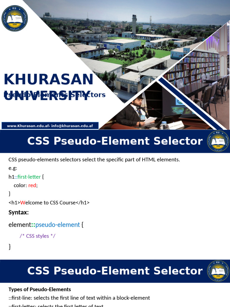 04 More Selectors | PDF | Html Element | Html