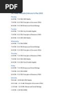 CXC 2026 Study Timetable | PDF