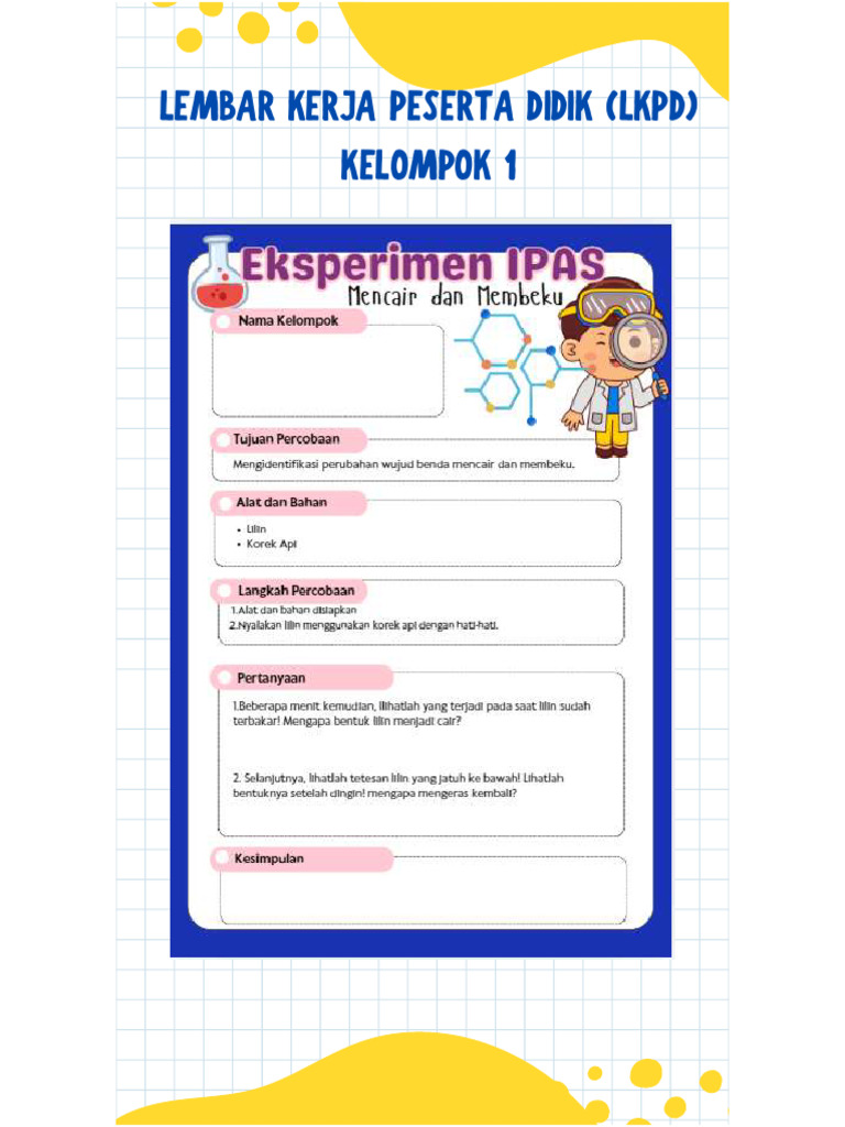 LKPD Eksperimen | PDF