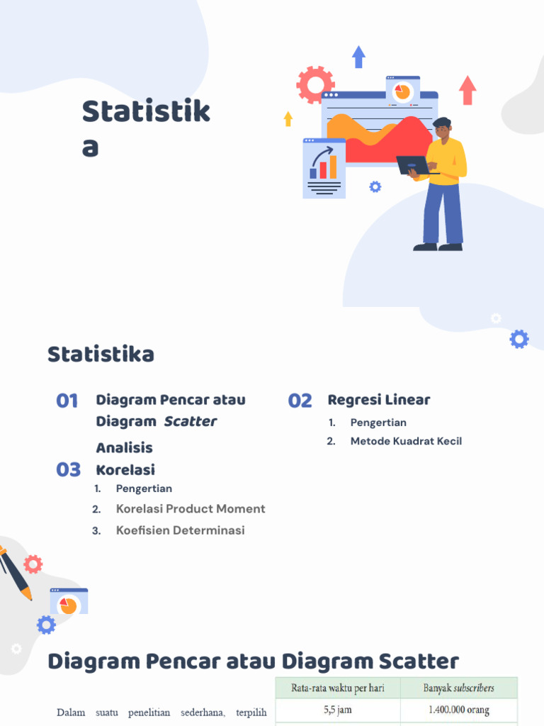 Diagram Pencar (Scatter Plot) .PPTX Korelasi | PDF