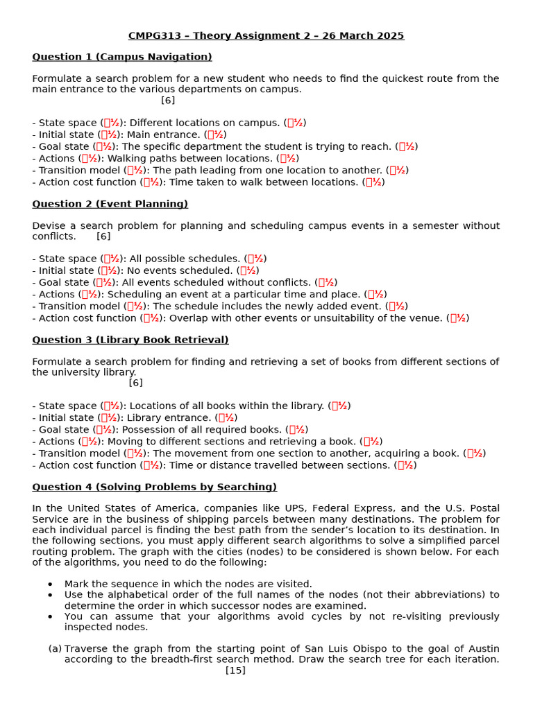 Theory Assignment 2 Memo | PDF | Algorithms And Data Structures | Theoretical Computer Science