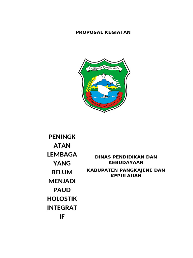 Proposal Bantuan Dana Provinsi TH 2025 | PDF