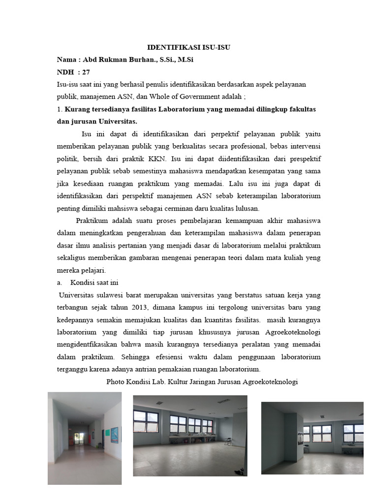 Identifikasi Isu 2 | PDF