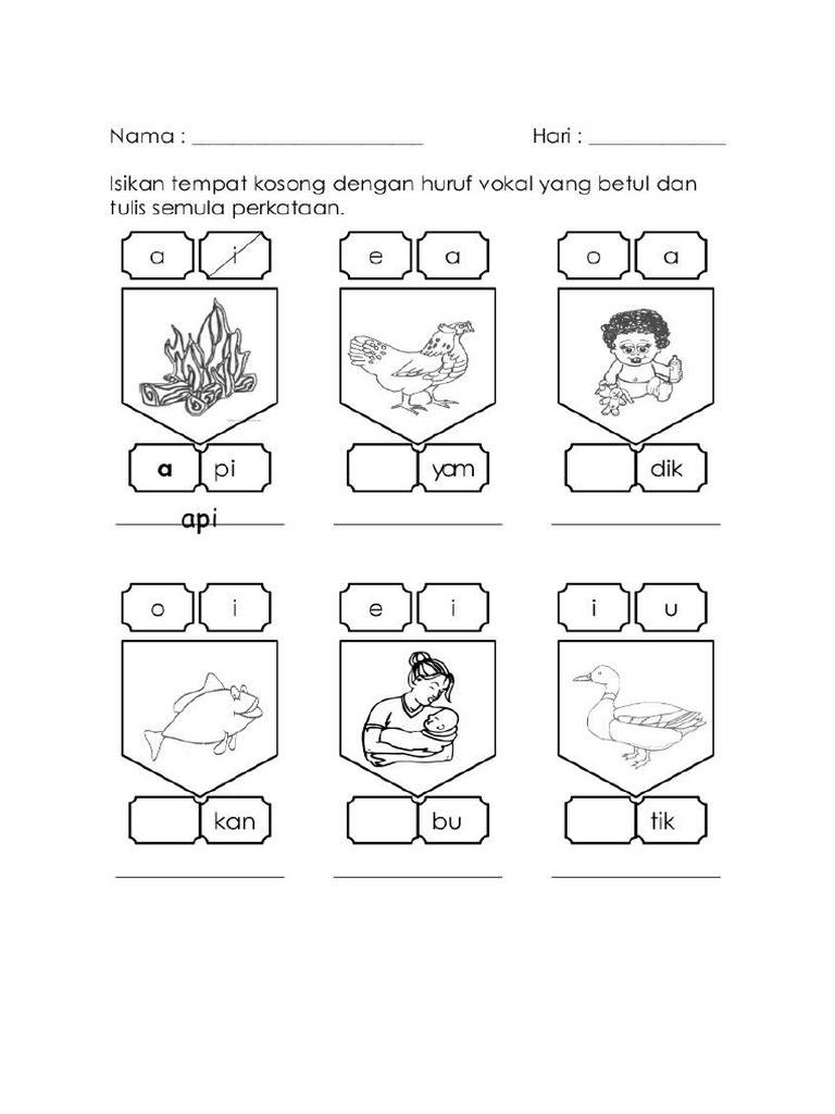 Latihan Menulis Prasekolah Pdf