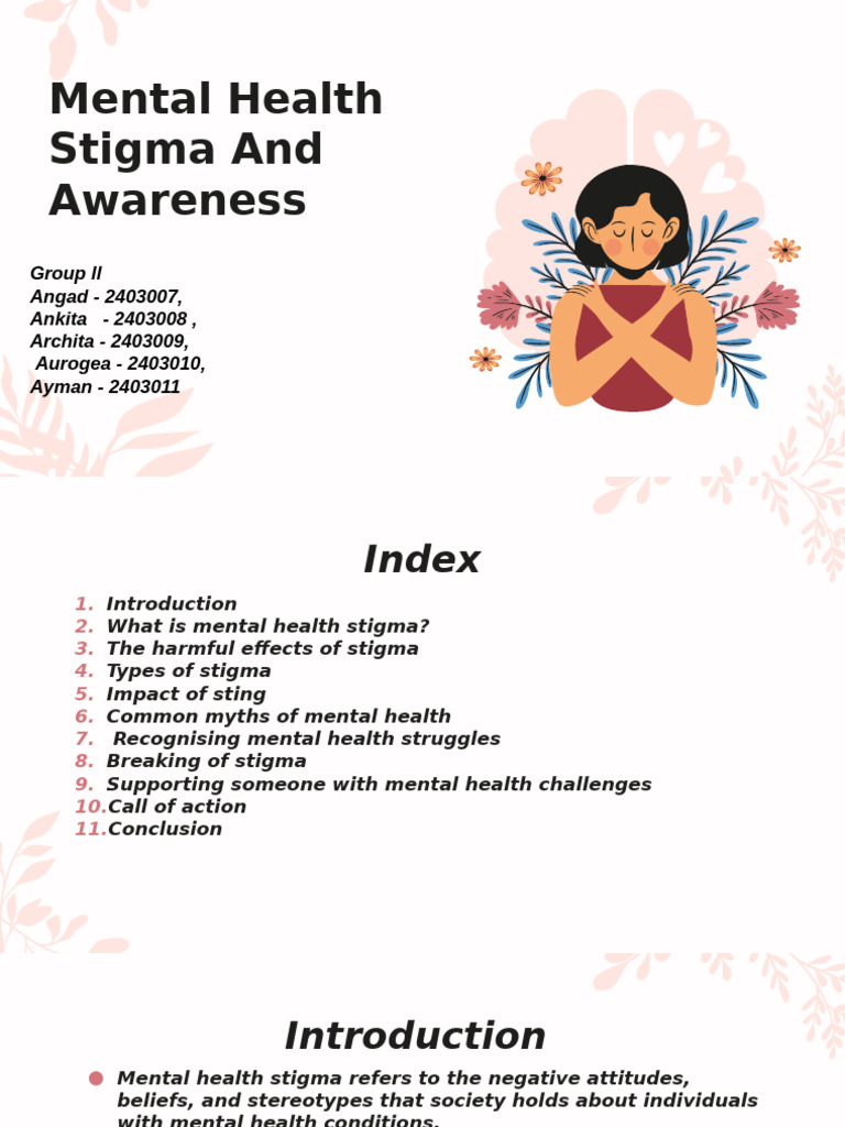 Group 2 Mental Health Stigma | PDF | Social Stigma | Mental Health