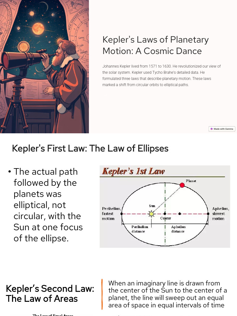 Keplers Laws Aristotle Vs Galileo | PDF | Planets | Johannes Kepler