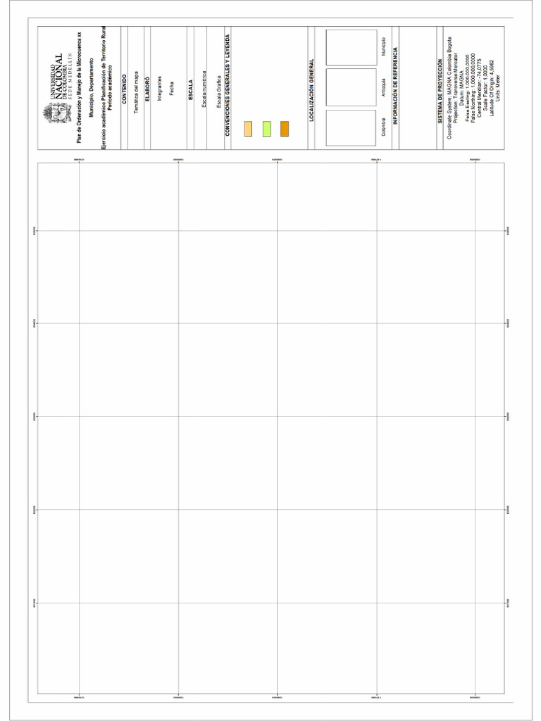 Plantilla Cartografía PTR | PDF