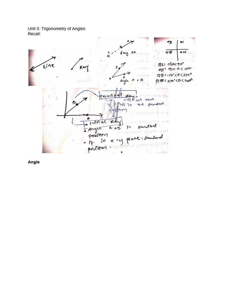 Trigo Notes | PDF
