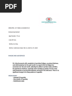 Charlie Nowak Patient History Overview | PDF | Headache | Physical ...