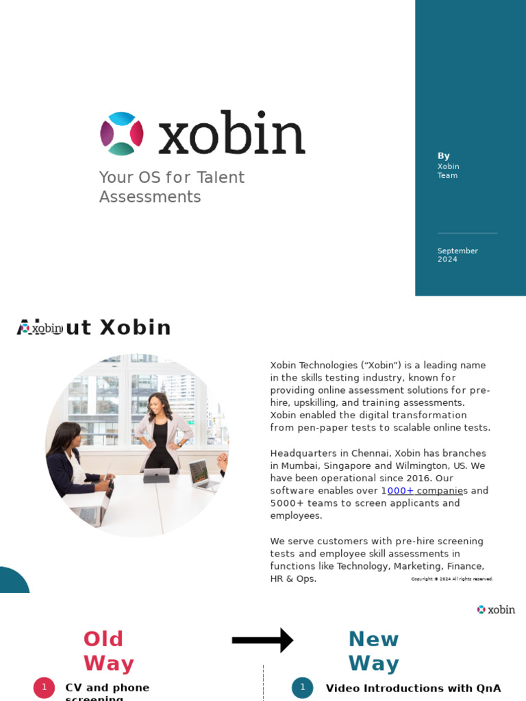 Xobin Complete Talent OS Overview (2) (2) | PDF | Recruitment | Artificial Intelligence