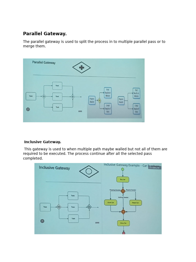 Parallel Gateway | PDF