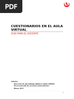 Guía de Formato GIFT para Cuestionarios | PDF | Moodle | HTML