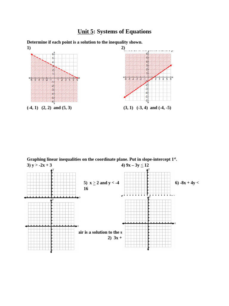 Algebra 1 SOL Review U5-U8 | PDF | Algebra | Mathematics
