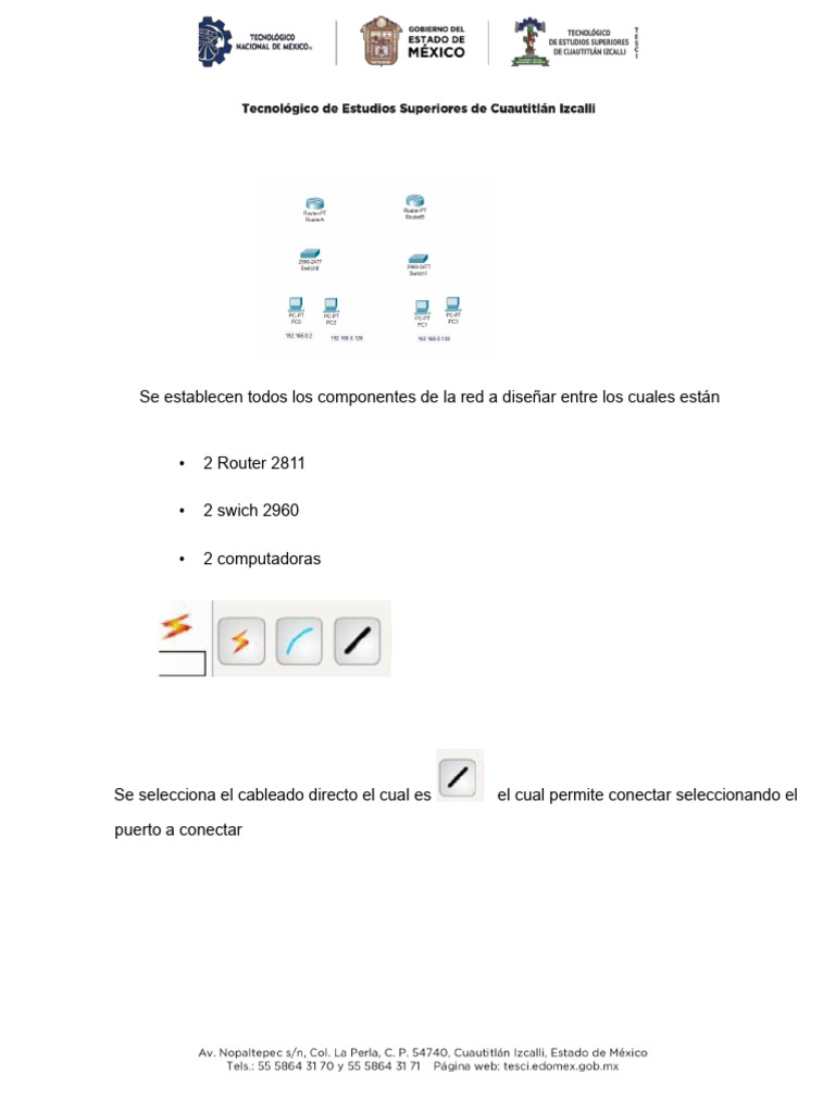 Practica No.1-Packet Tracer | PDF