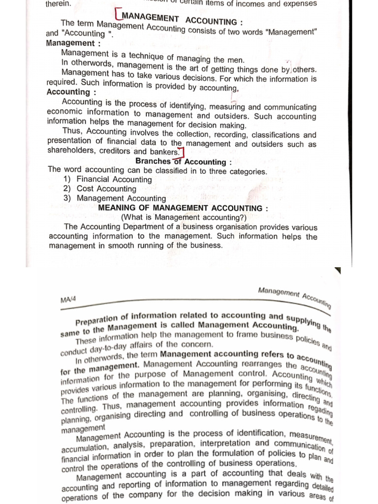 Principal of Management Accounting | PDF