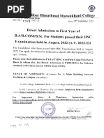 Smt. CHM College - Online Registration Form | PDF