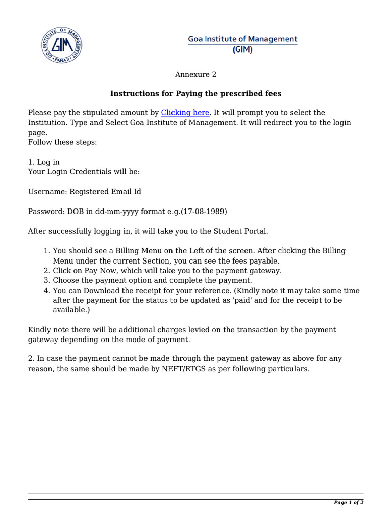 2025-2027 Annexure 2 | PDF