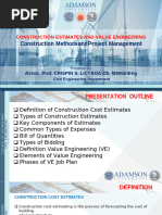 Value Engineering Sheet | PDF | Technology & Engineering